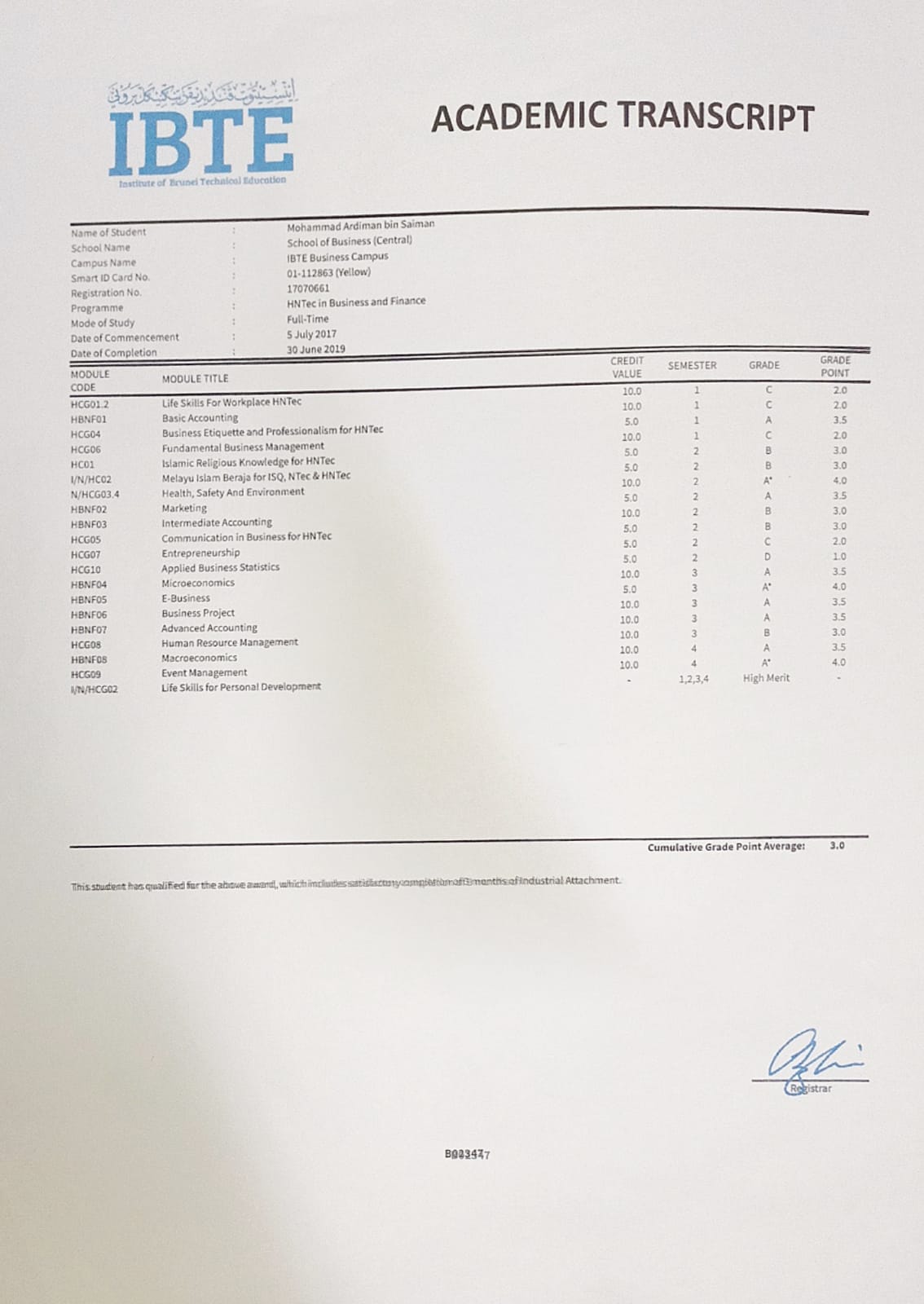 UTB ONLINE APPLICATION FORM